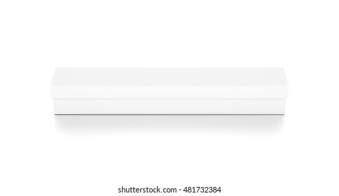 White Tall Rectangle Blank Box Isolated Stock Illustration 390795868