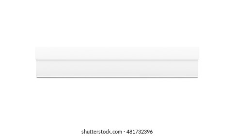 White Tall Rectangle Blank Box Isolated Stock Illustration 390795868