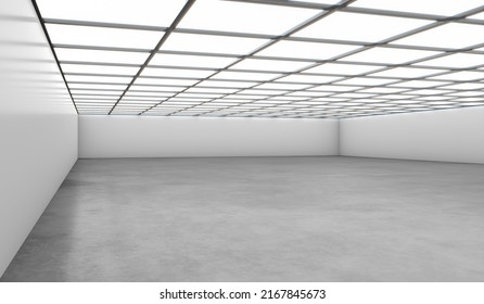 White Open Space Empty Hall Black Stock Illustration 2167845673 ...