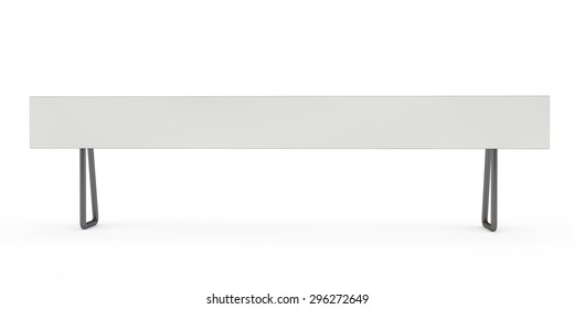White Rectangular Road Sign Placement Important 스톡 일러스트 296272649 ...