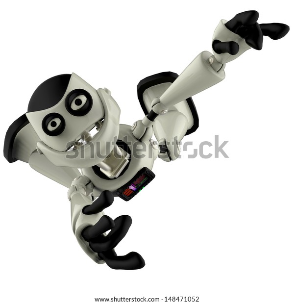 White Robot Falling Stock Illustration 148471052 | Shutterstock