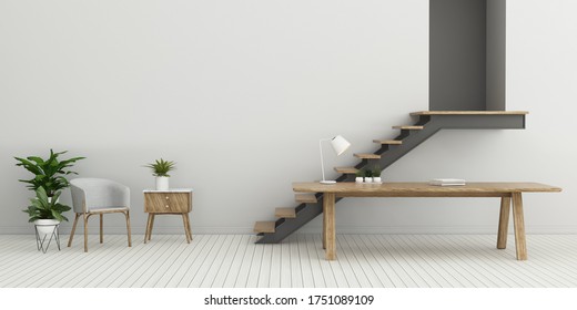 White Room Background Working Space Working Stock Illustration ...