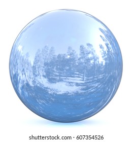 White Round Sphere Button Silver Chrome Stock Illustration 607354526 | Shutterstock