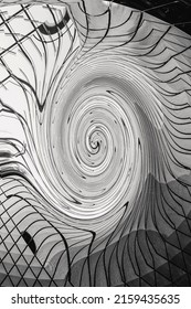 White Spin Presentation White Black Background Stock Illustration ...