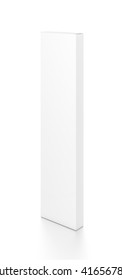 White Tall Thin Vertical Rectangle Blank Stock Illustration 416567815 ...