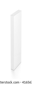 White Tall Thin Vertical Rectangle Blank Stock Illustration 416567893 ...