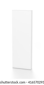 White Tall Thin Vertical Rectangle Blank Stock Illustration 416570293 ...