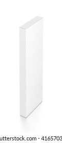 White Tall Thin Vertical Rectangle Blank Stock Illustration 416570323 ...