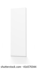 White Tall Thin Vertical Rectangle Blank Stock Illustration 416570344 ...