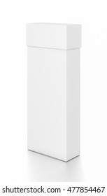 White Tall Thin Vertical Rectangle Blank Stock Illustration 477854467 ...