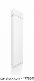 White Tall Thin Vertical Rectangle Blank Stock Illustration 477854914 ...