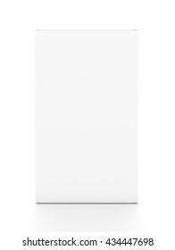 White Tall Thin Vertical Rectangle Blank Stock Illustration 416567881 ...