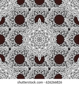 White Textile Print White Pattern On Stock Illustration 626266826 ...