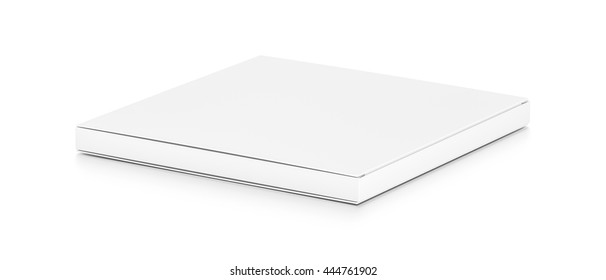 White Thin Flat Horizontal Rectangle Blank Stock Illustration 444761902 ...