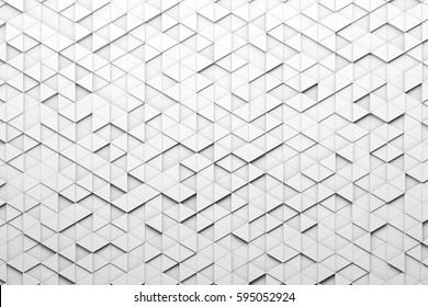 White Triangular Abstract Polygonal Background Grunge Stock ...