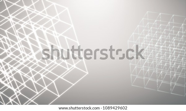 White Vector Lines Abstract Motion Background Stock Illustration ...
