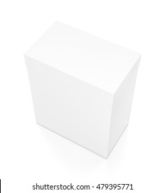 Vector Realistic 3d White Paper Box Stock Vector (Royalty Free) 788779549
