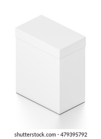 White Vertical Rectangle Blank Box Cover 스톡 일러스트 479395792 | Shutterstock