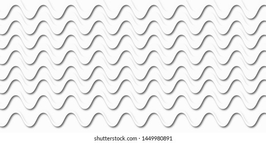 White Wave Pattern Tiles Design Interior Stock Illustration 1449980891 ...