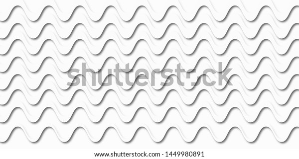 White Wave Pattern Tiles Design Interior Stock Illustration 1449980891 ...