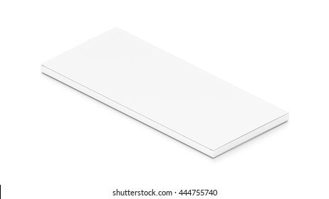 White Wide Thin Flat Horizontal Rectangle Stock Illustration 444755740 ...