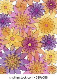Wild Flower Texture Background 스톡 일러스트 3196088 | Shutterstock