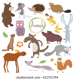 Wild Animal Vector Cartoon Series 2 Stock Vector (Royalty Free) 24312139