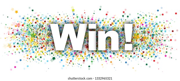 Win Label Word Stock Illustration 1332965321 | Shutterstock