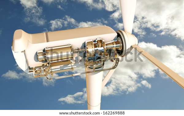 Wind Turbine Section Stock Illustration 162269888 | Shutterstock