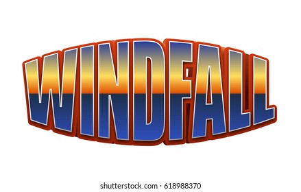 142 Windfall logo 이미지, 스톡 사진 및 벡터 | Shutterstock