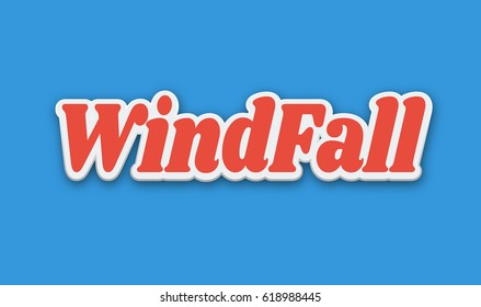 142 Windfall logo 이미지, 스톡 사진 및 벡터 | Shutterstock