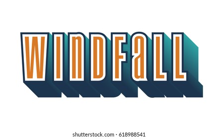 142 Windfall logo 이미지, 스톡 사진 및 벡터 | Shutterstock