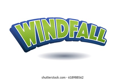 142 imagens de Windfall logo Imagens, fotos stock e vetores | Shutterstock