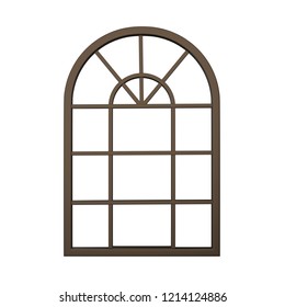 Window Frame Isolated 3d Rendering Stock Illustration 1214124886 ...