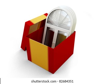 Windows Red Box Isolated Stock Illustration 82684351 | Shutterstock