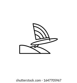 Windsurf Icon Simple Thin Line Outline Stock Illustration 1647705967 ...