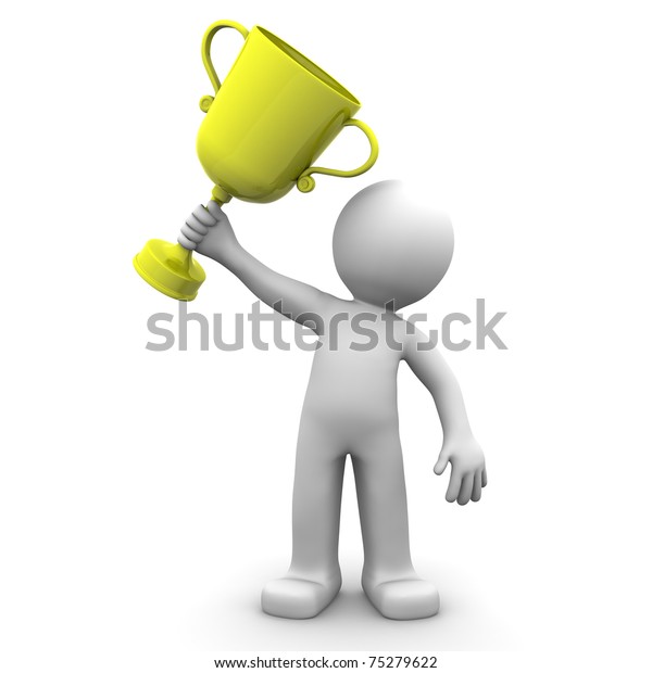 Winner Isolated On White Background Stock Illustration 75279622