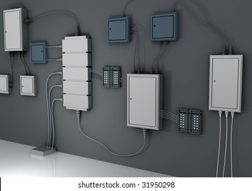 Wire Routing Stock Illustration 31950298 | Shutterstock