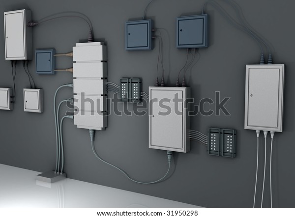 Wire Routing Stock Illustration 31950298 | Shutterstock