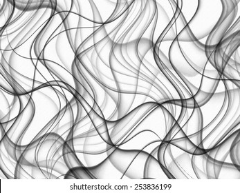 Wispy Wavy Lines Stock Illustration 253836199 | Shutterstock