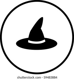 Witch Hat Symbol Stock Illustration 59483884 | Shutterstock