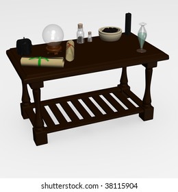 Witch Table Stock Illustration 38115904 | Shutterstock