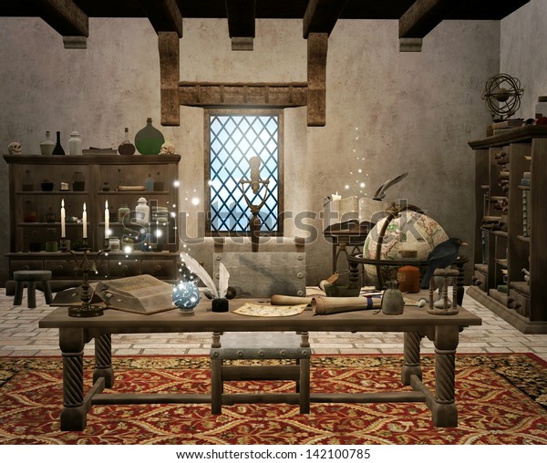 Wizard Magic Room Stock Illustration 142100785 | Shutterstock