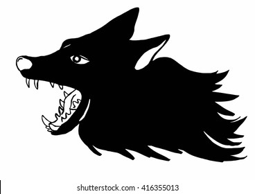 Drawing Head Ravenous Bird Stock Vector (Royalty Free) 61511239 ...