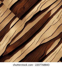 Wood Texture Seamless Pattern 3d Rendering Stock Illustration ...