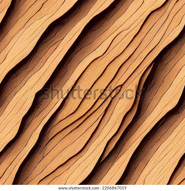 Wood Texture Seamless Pattern 3d Rendering Stock Illustration ...