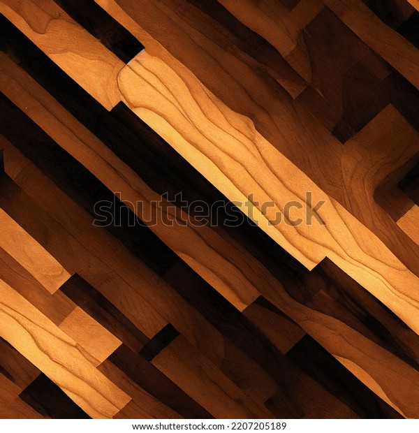 Wood Texture Seamless Pattern 3d Rendering Stock Illustration ...
