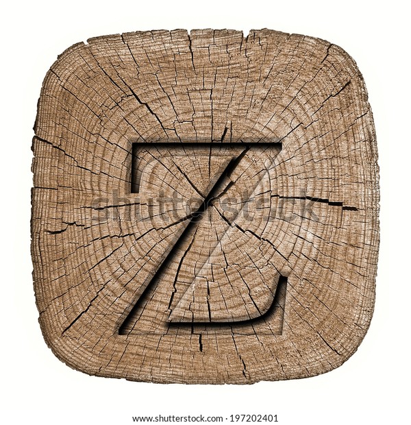 Wooden Alphabet Block Letter Z Font 스톡 일러스트 197202401 | Shutterstock