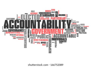 Word Cloud Accountability Stock Illustration 166752089 | Shutterstock