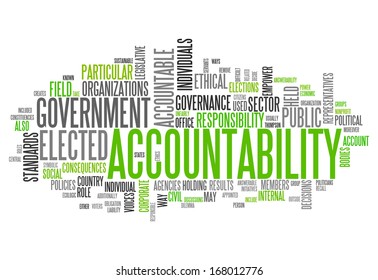 Word Cloud Accountability Stock Illustration 168012776 | Shutterstock